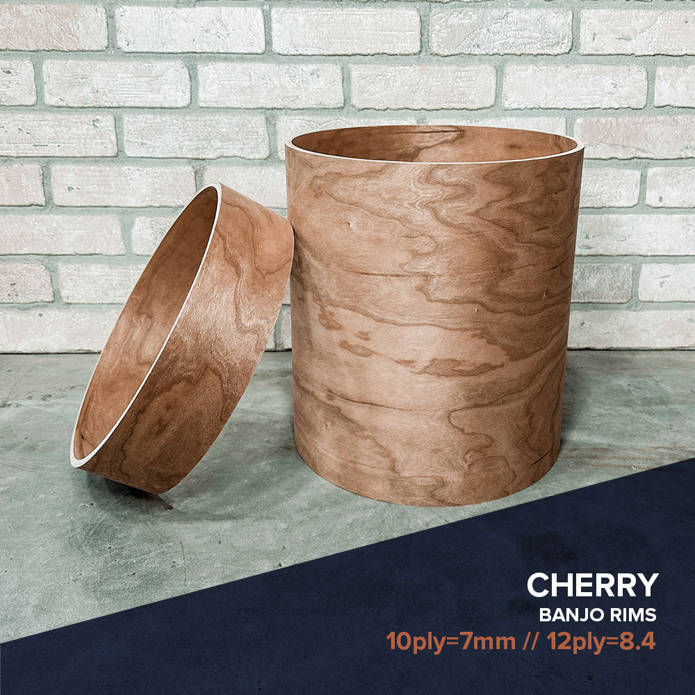 True Series Banjo Rims [Cherry Banjo Rims | 10-ply] – Nordic Shells Store