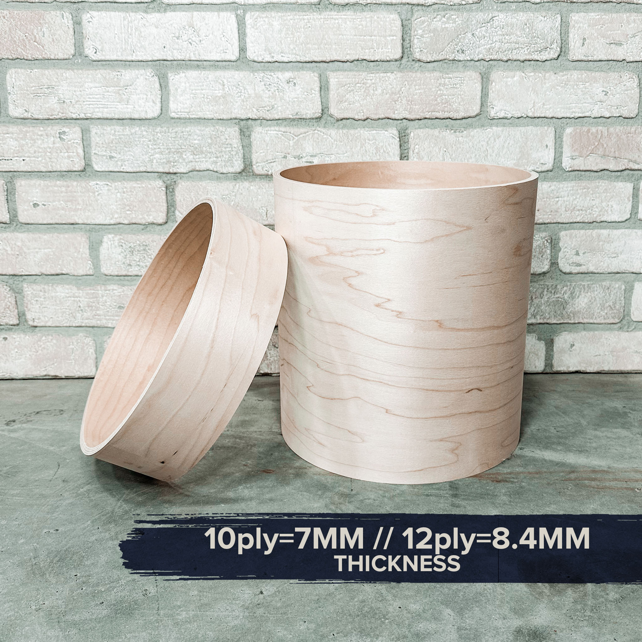 True Series Banjo Rims [Maple Banjo Rims | 10-ply] – Nordic Shells Store