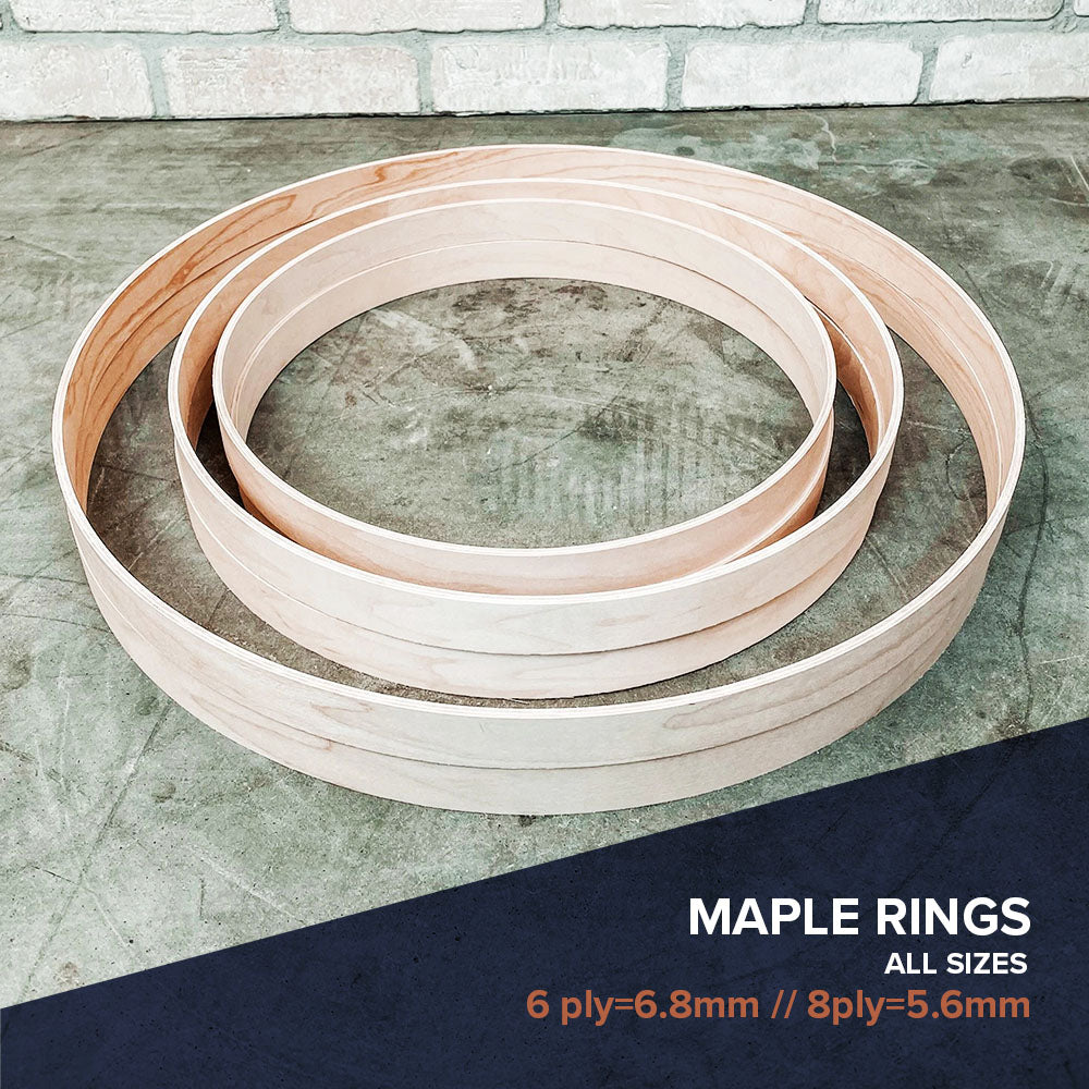 True Series Support Rings [Maple Support Rings | 6-ply] – Nordic Shells ...