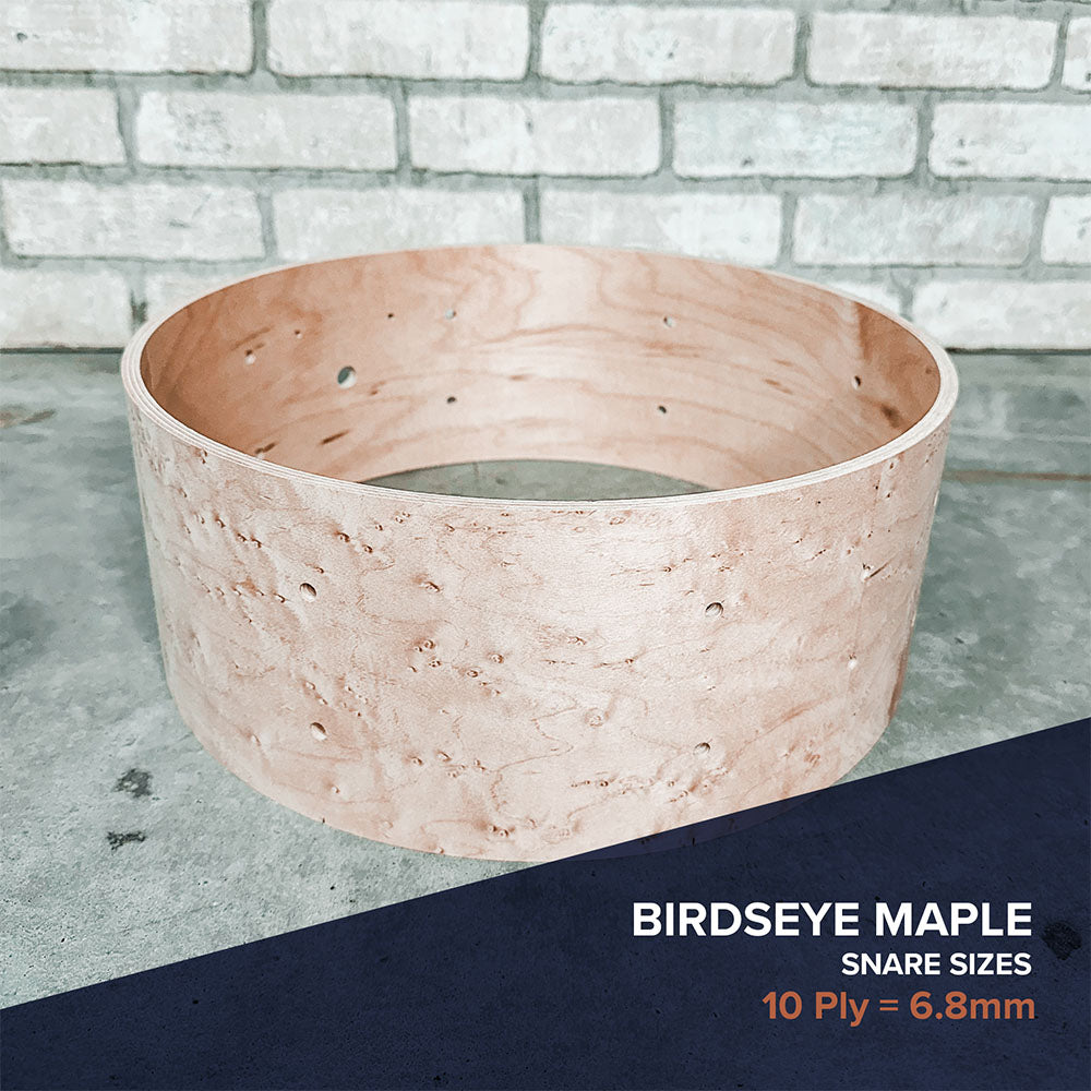 DIY Snare Kit Series [Birdseye Maple | 10-Ply] – Nordic Shells Store