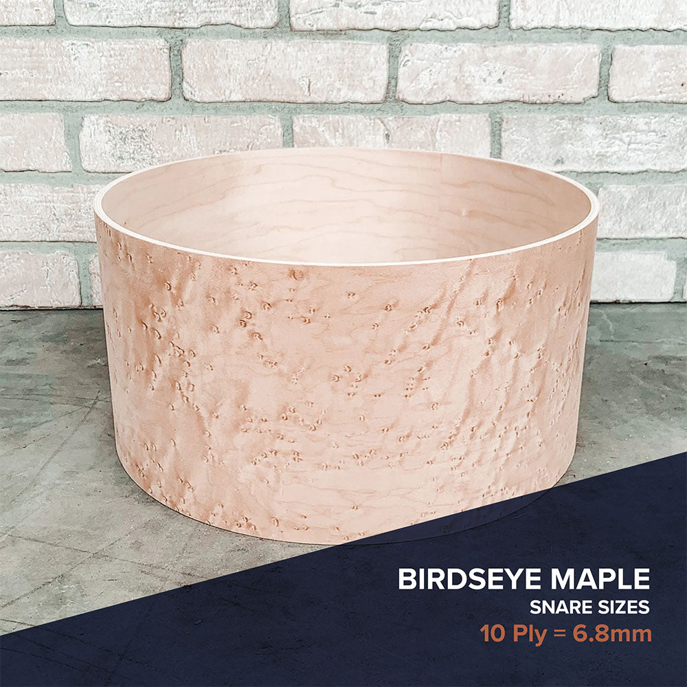 DIY Snare Kit Series [Birdseye Maple | 10-Ply] – Nordic Shells Store
